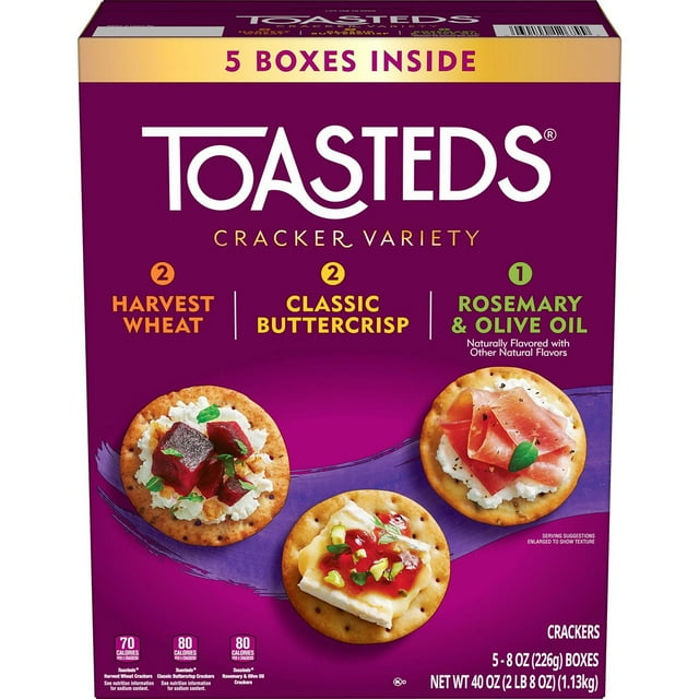 Kellogg's Toasted Variety Pack Crackers, 40 oz. - Samsclub.com