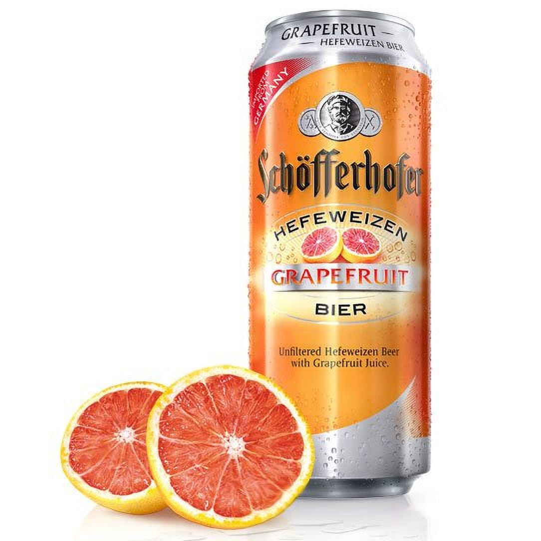 Schofferhofer Hefeweizen Grapefruit Bier Ale Beer, 12 fl. oz. can, 12 ...