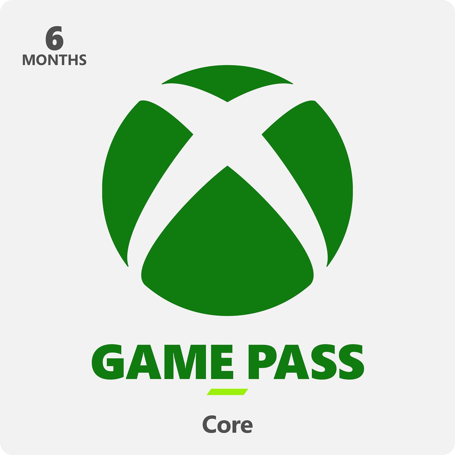 Xbox Game Pass Core Email Delivery Gift Card, Various Amounts ...