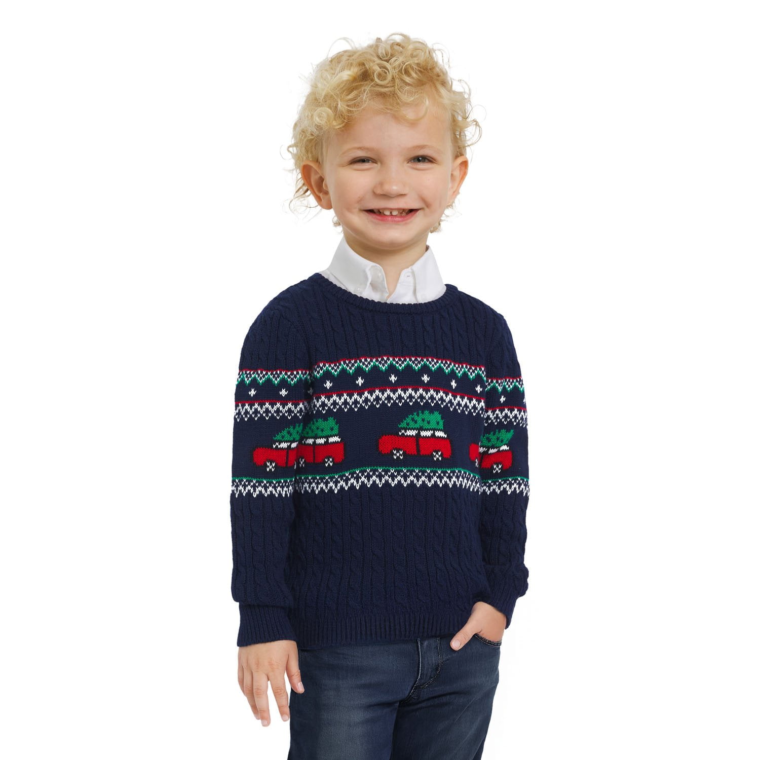 Lands' End Boys Holiday Sweater - Samsclub.com