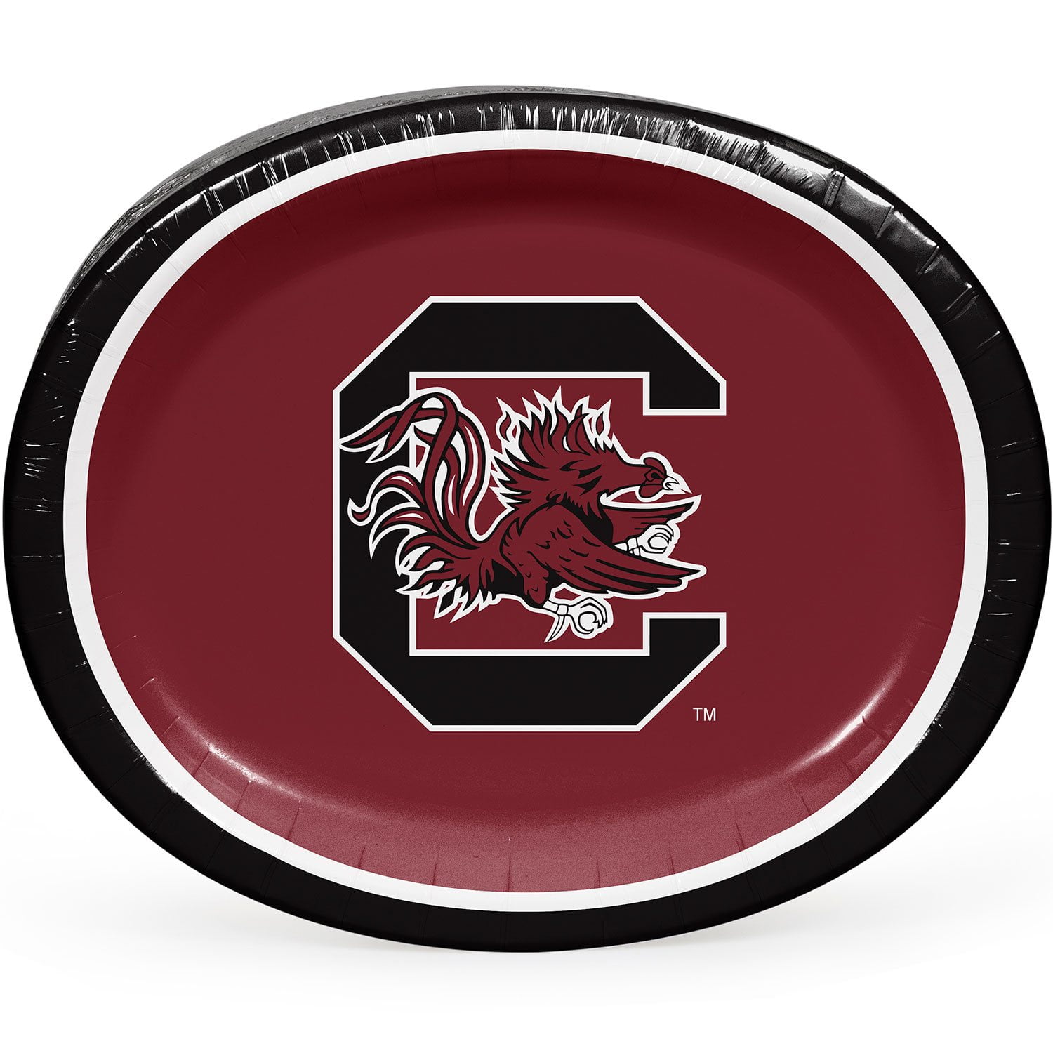 NCAA Oval Paper Plates, 10" x 12", 50 ct., Choose Team - Samsclub.com