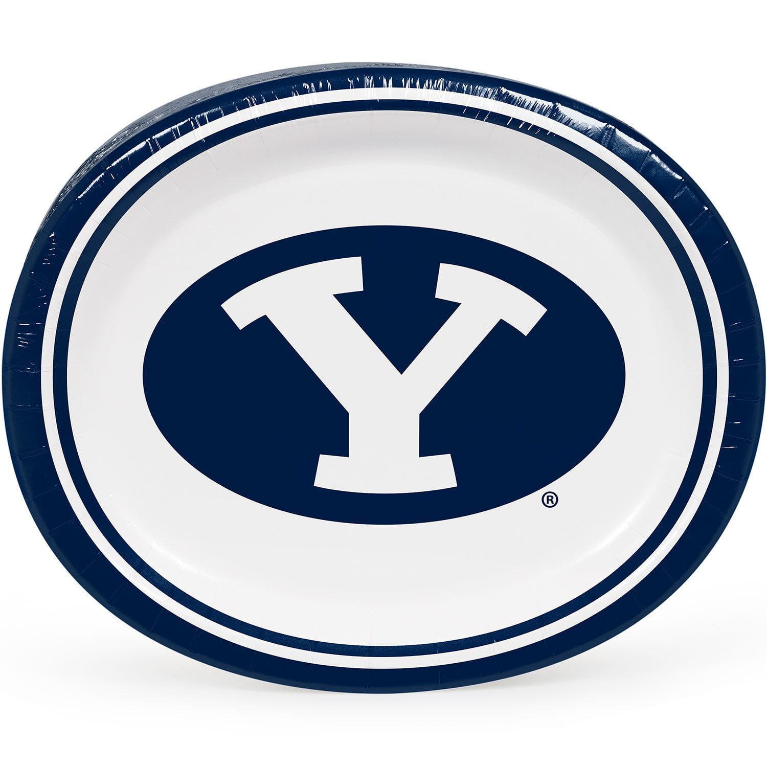 NCAA Oval Paper Plates, 10" x 12", 50 ct., Choose Team - Samsclub.com