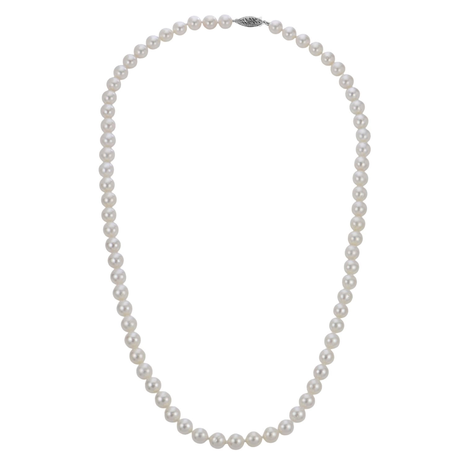 White Cultured Freshwater Pearl Strand Necklace - Samsclub.com