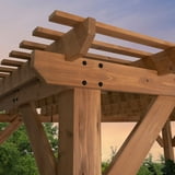 Backyard Discovery 14' x 10' Delray Cedar Pergola with PowerPort ...