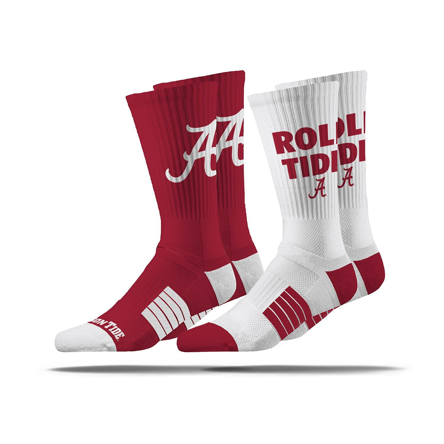 Alabama Crimson Tide Adult 2-Pack Crew Socks - Samsclub.com