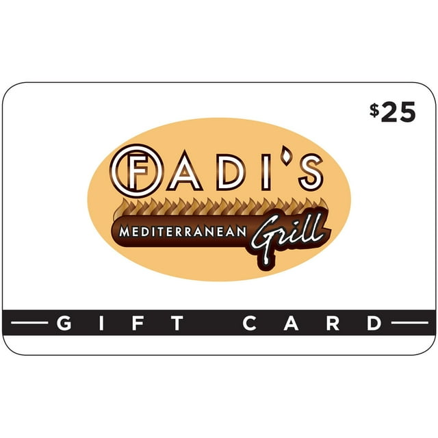 Fadi's Mediterranean Grill - 2 x $25 for $40 - Samsclub.com
