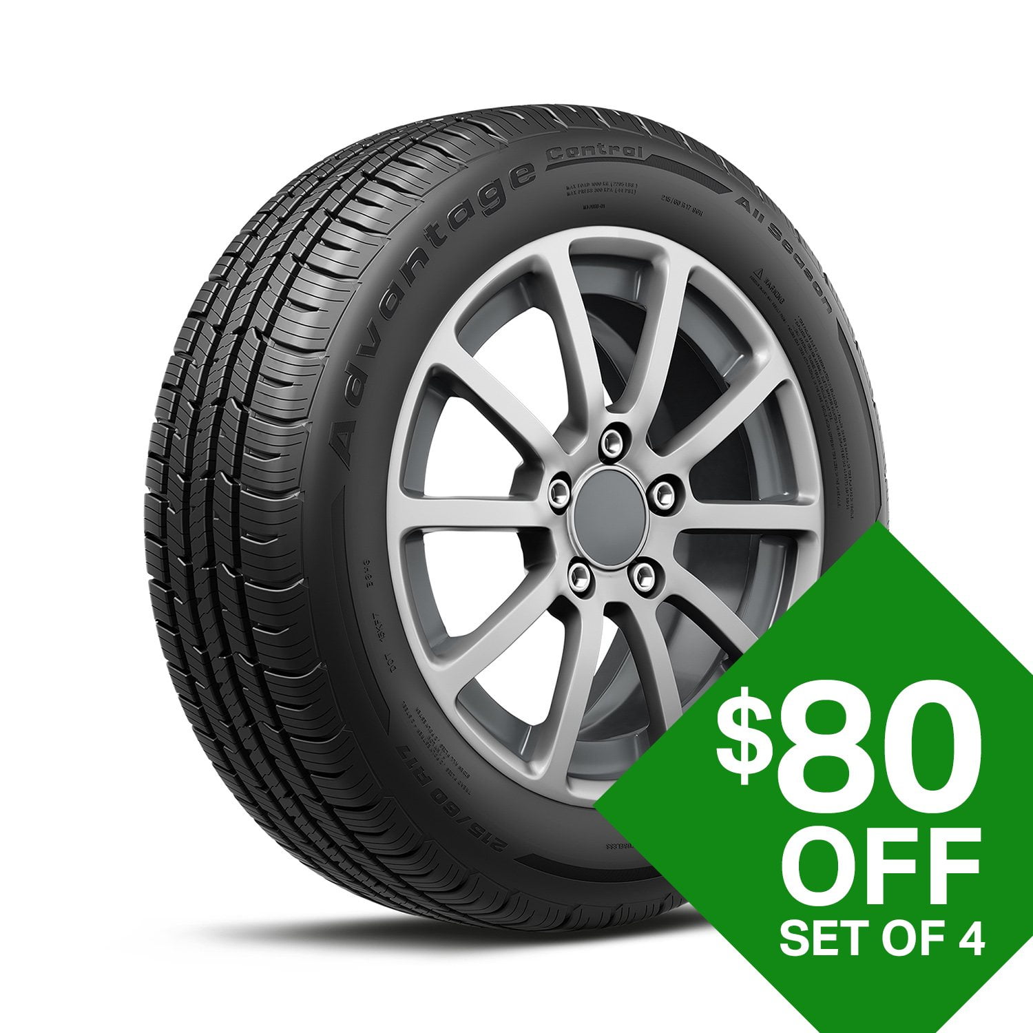 BFGoodrich Advantage Control - 205/60R16 92V Tire - Samsclub.com