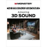 Monster Soundstage Pro Dolby Atmos 7.1.2 Channel Soundbar with 12 ...
