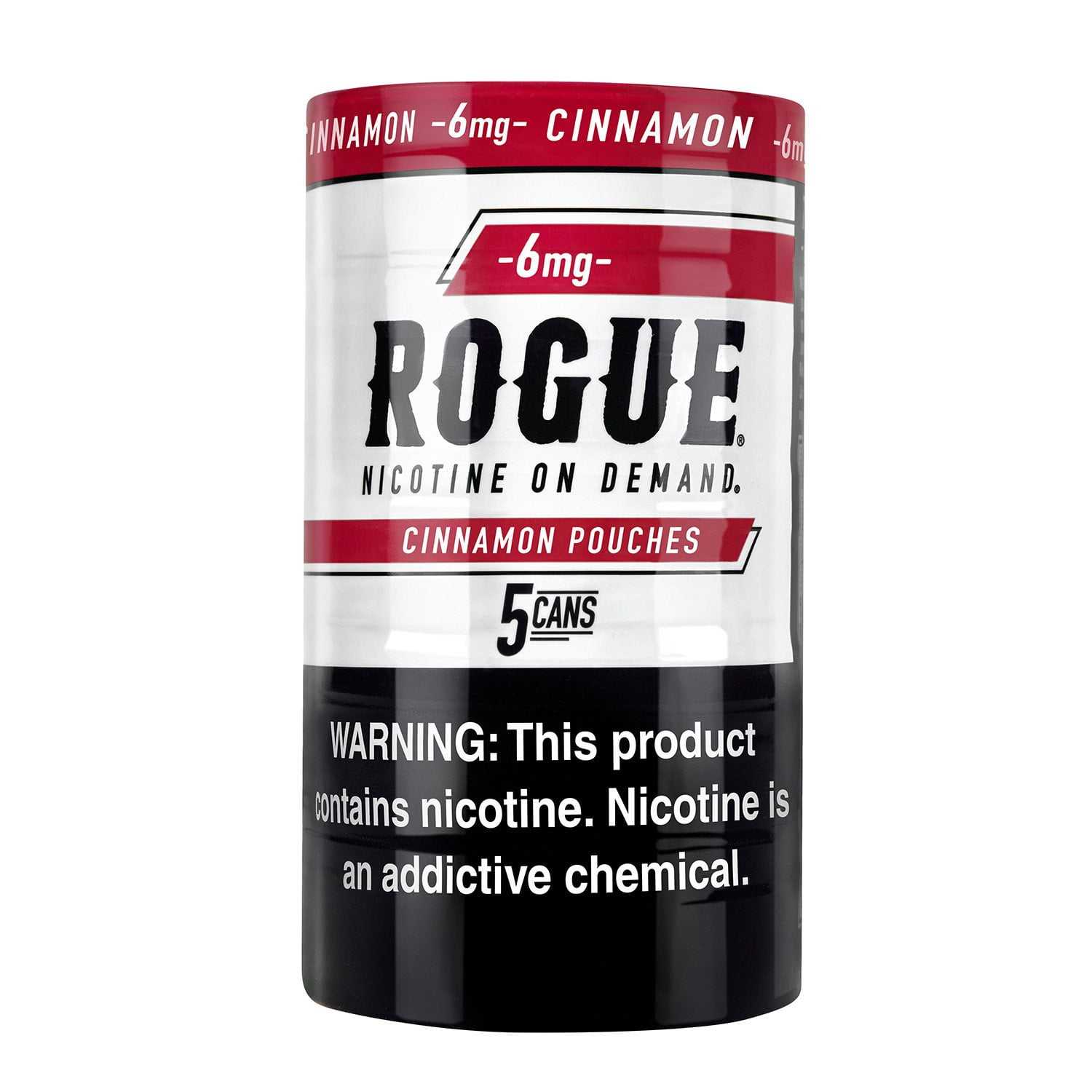 Rogue Oral Tobacco Nicotine Pouches, Cinnamon, 6 mg, 20 ct., 5 pk ...