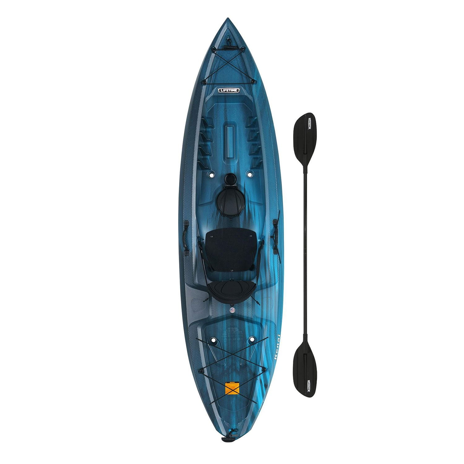 Lifetime Kenai 103 Sit-On-Top Kayak, Paddle Included, Assorted Styles ...