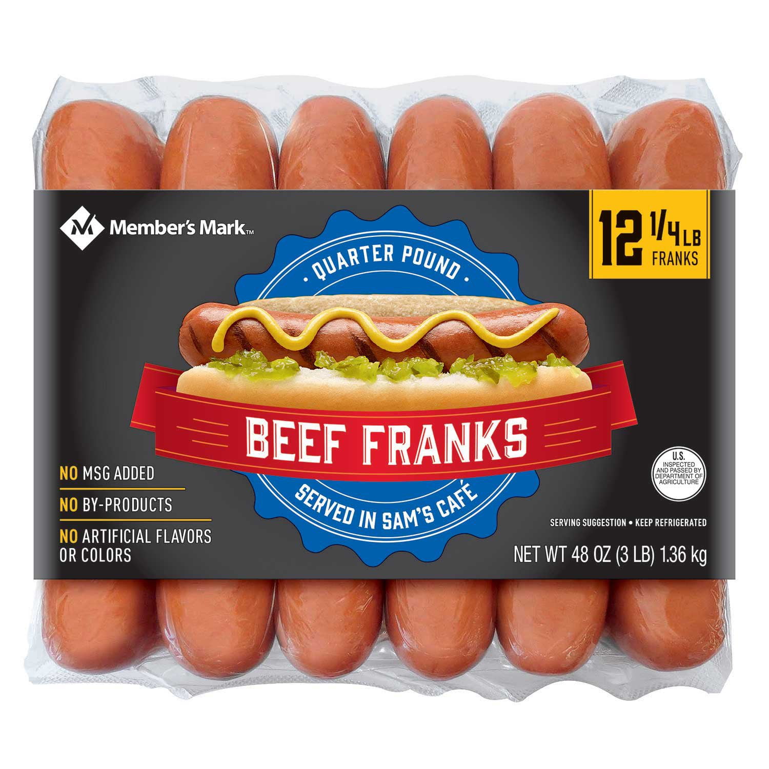 Member's Mark Beef Franks (3 lbs.) - Samsclub.com