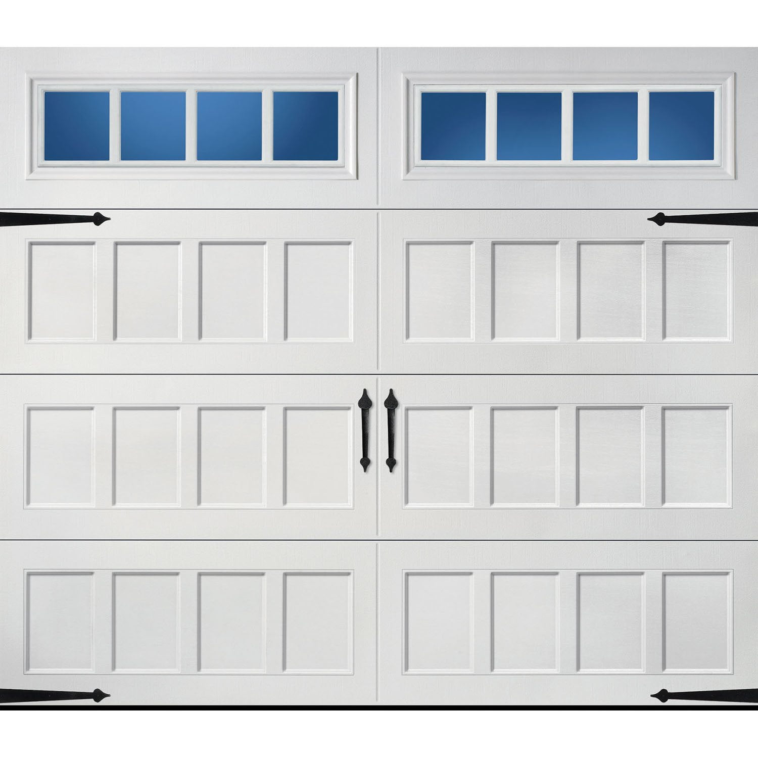 Amarr Hillcrest 2000 White Carriage House Garage Door (Multiple Options ...