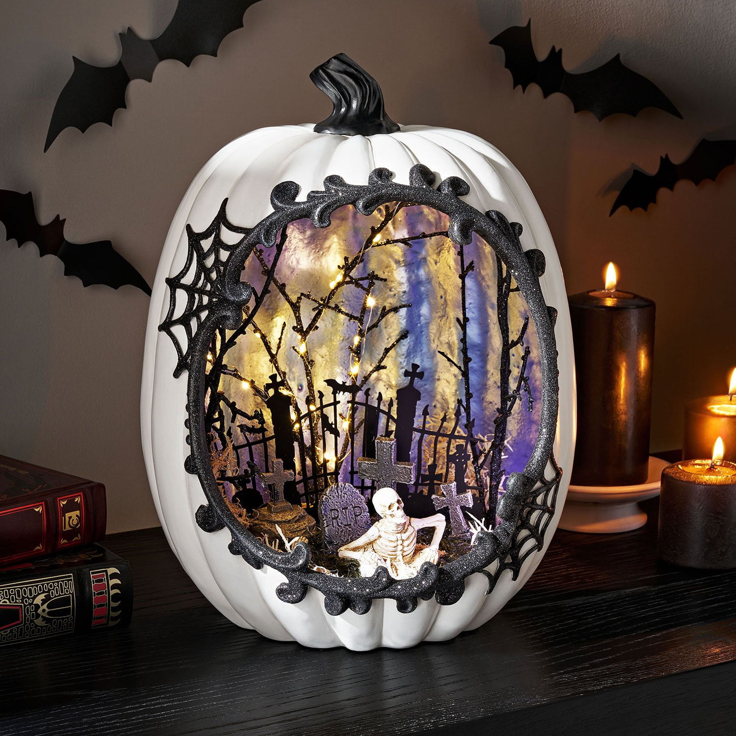 Member's Mark 13.75" Pre-Lit Pumpkin Scene - Samsclub.com