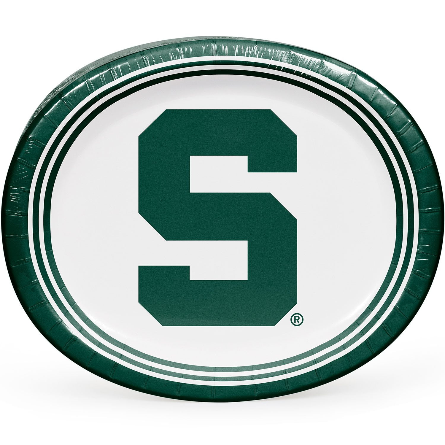 NCAA Oval Paper Plates, 10" x 12", 50 ct., Choose Team - Samsclub.com