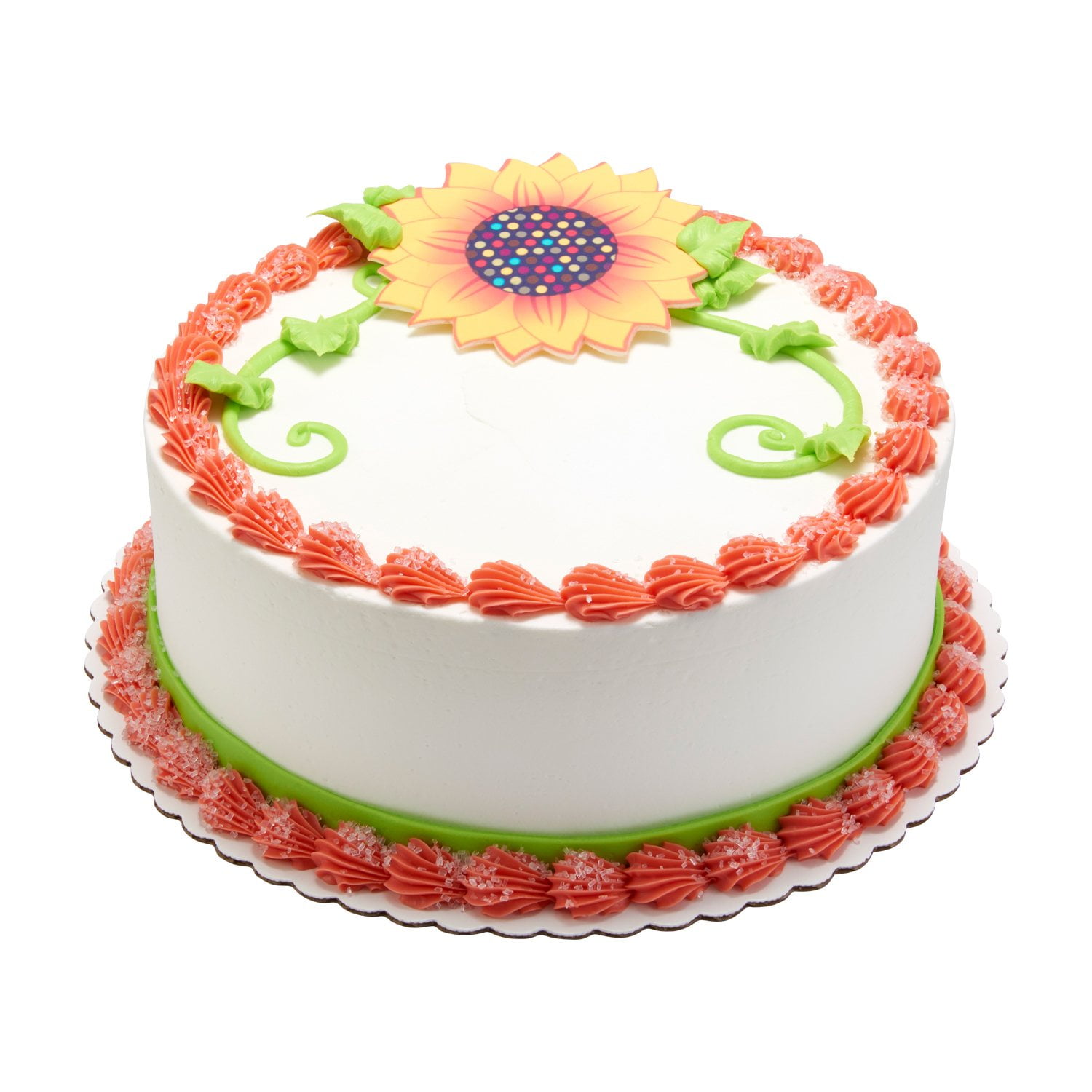 Sunflower 10" Double Layer Cake - Samsclub.com