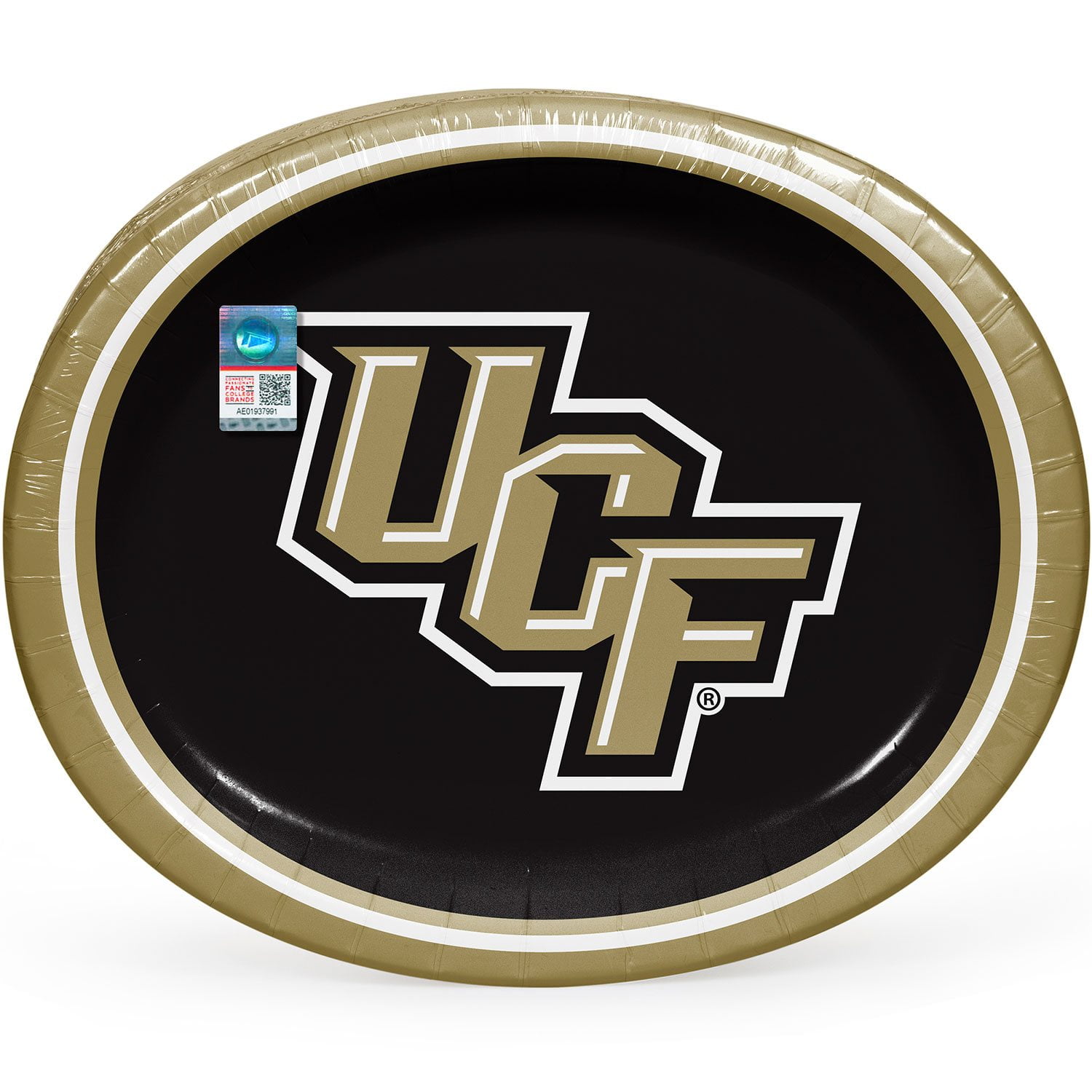 NCAA Oval Paper Plates, 10" x 12", 50 ct., Choose Team - Samsclub.com