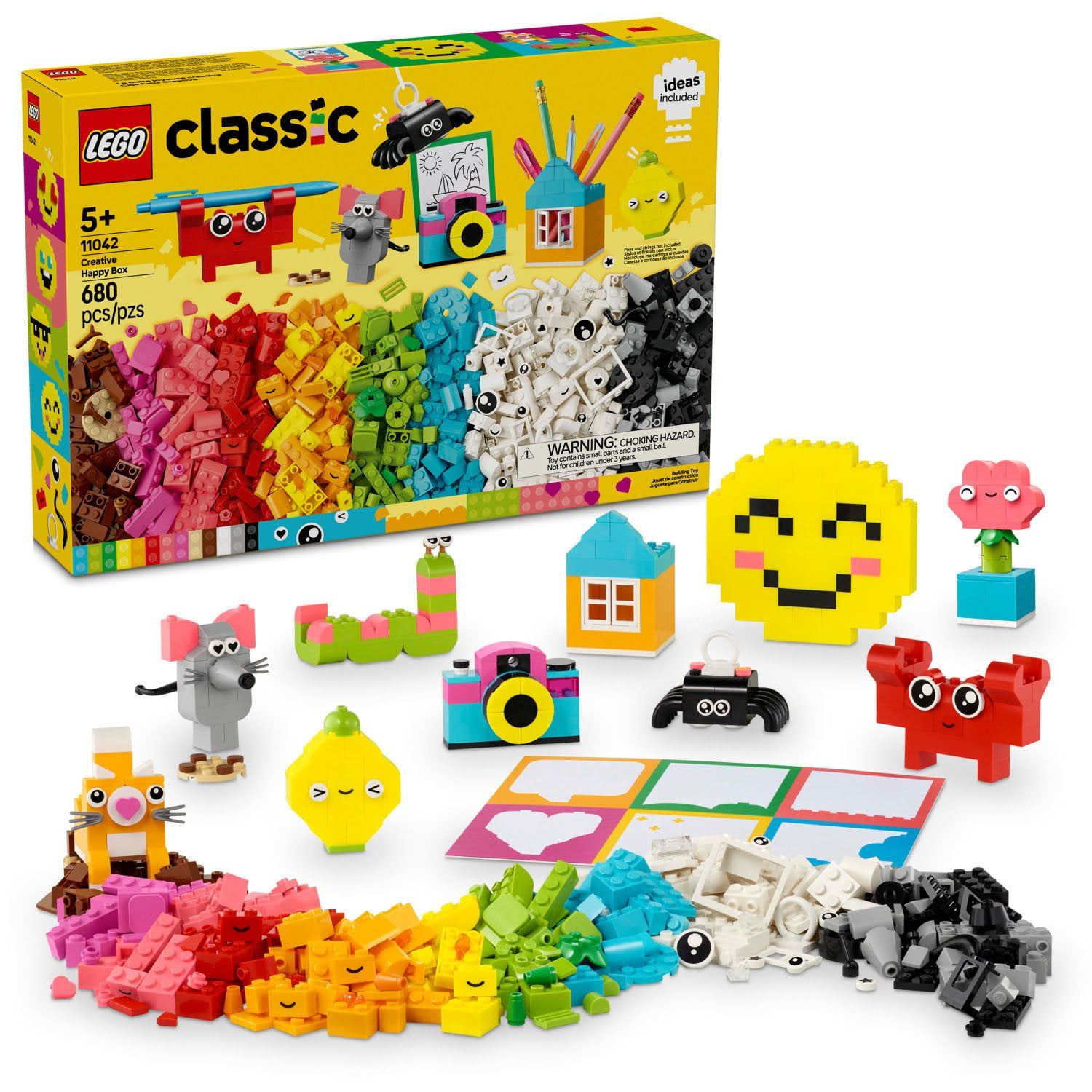 LEGO Classic Creative Happy Box Building Toy Set, 680 pcs. - Samsclub.com