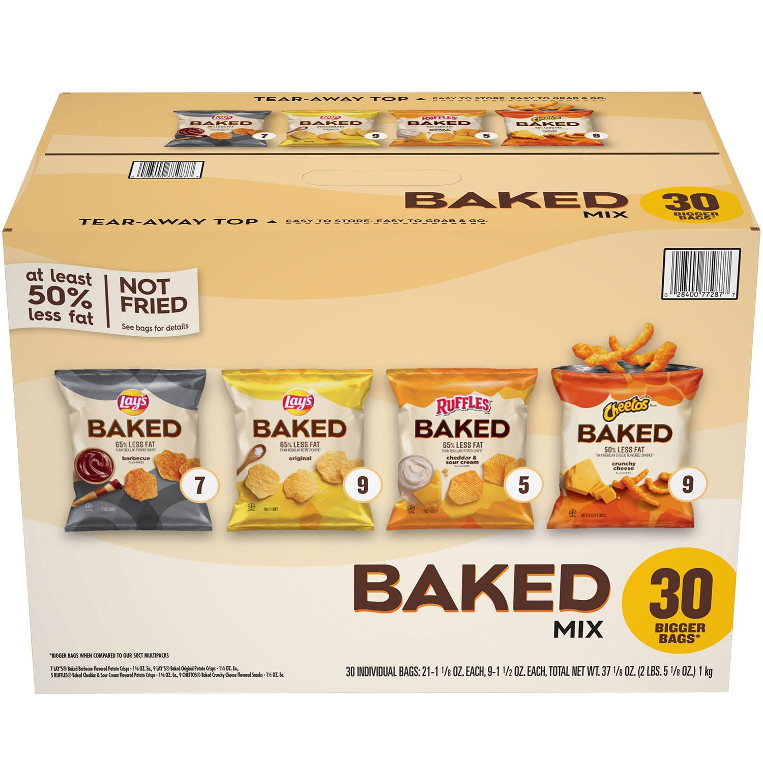 Frito-Lay Baked Mix Chips, Variety Pack, 30 ct. - Samsclub.com