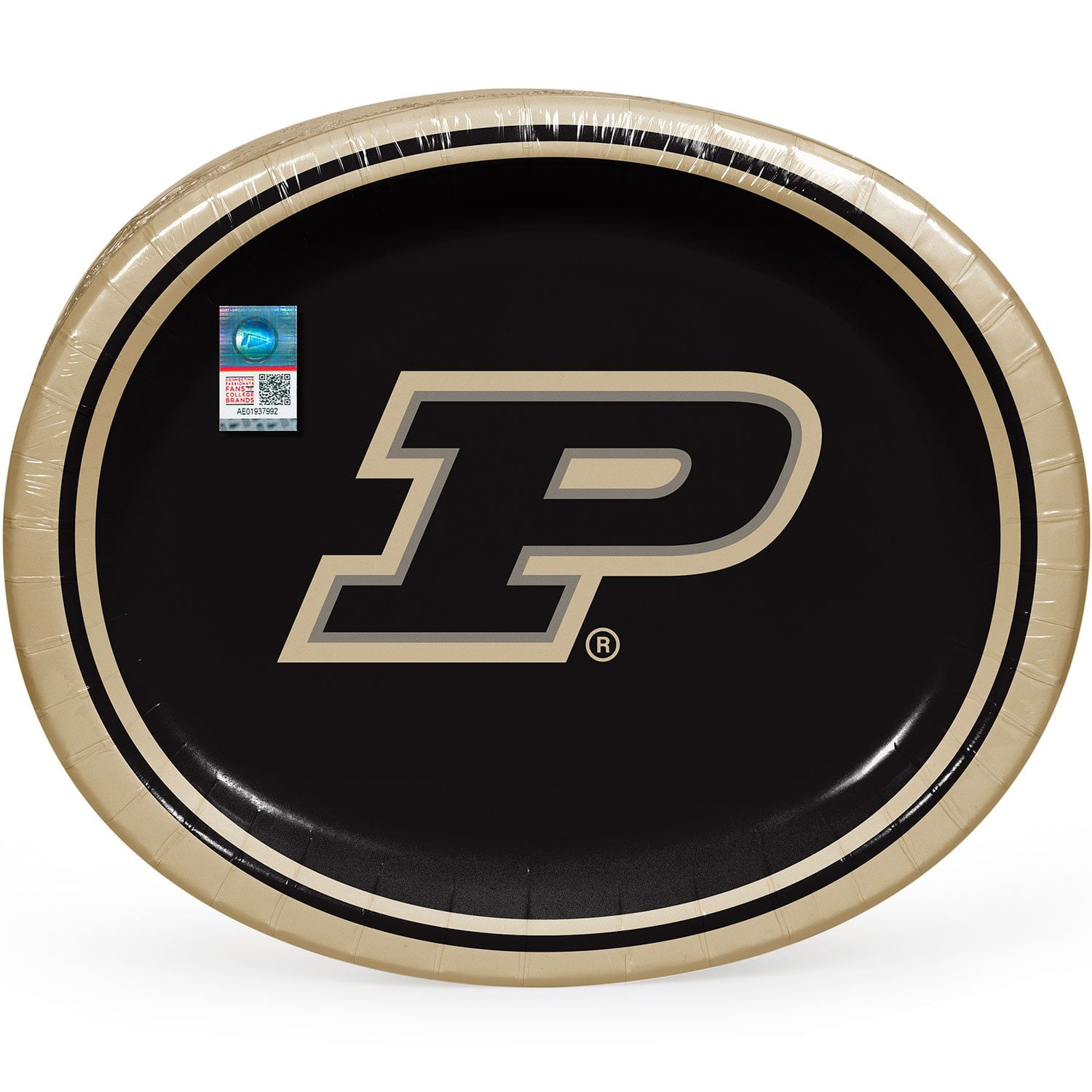 NCAA Oval Paper Plates, 10" x 12", 50 ct., Choose Team - Samsclub.com