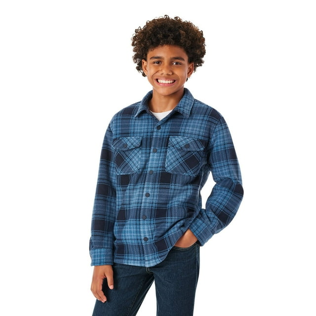 Member's Mark Boys Sherpa Lined Shacket - Samsclub.com