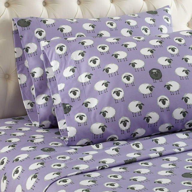Shavel Micro Flannel Printed Sheet Set, Assorted Sizes - Samsclub.com