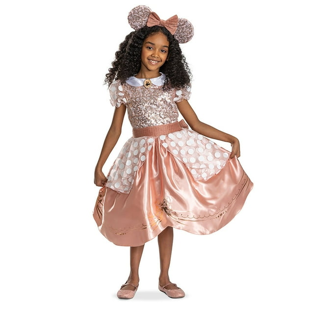 Disney Minnie Mouse Rose Gold Kids Premium Costume - Samsclub.com