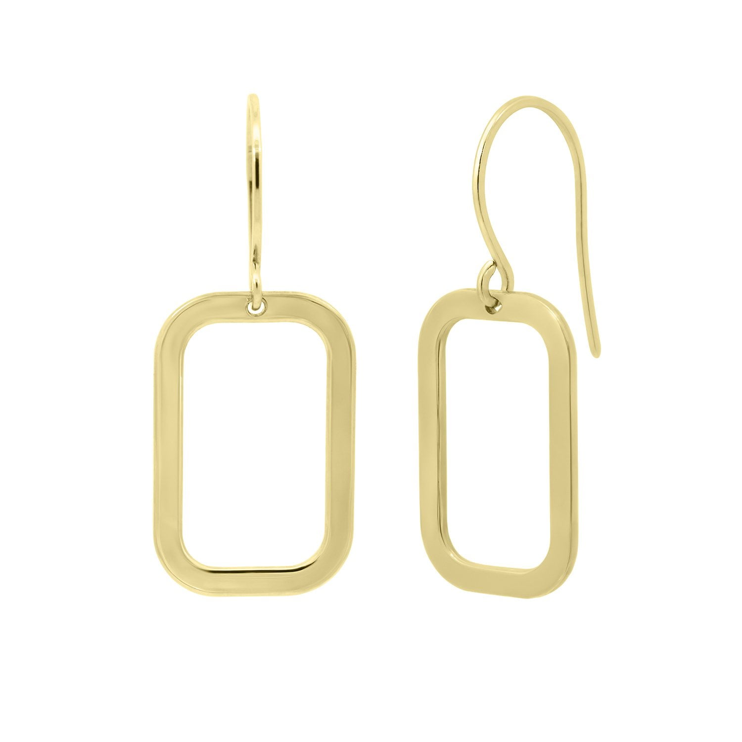 Open Paperclip Drop Earrings in 14K Gold - Samsclub.com