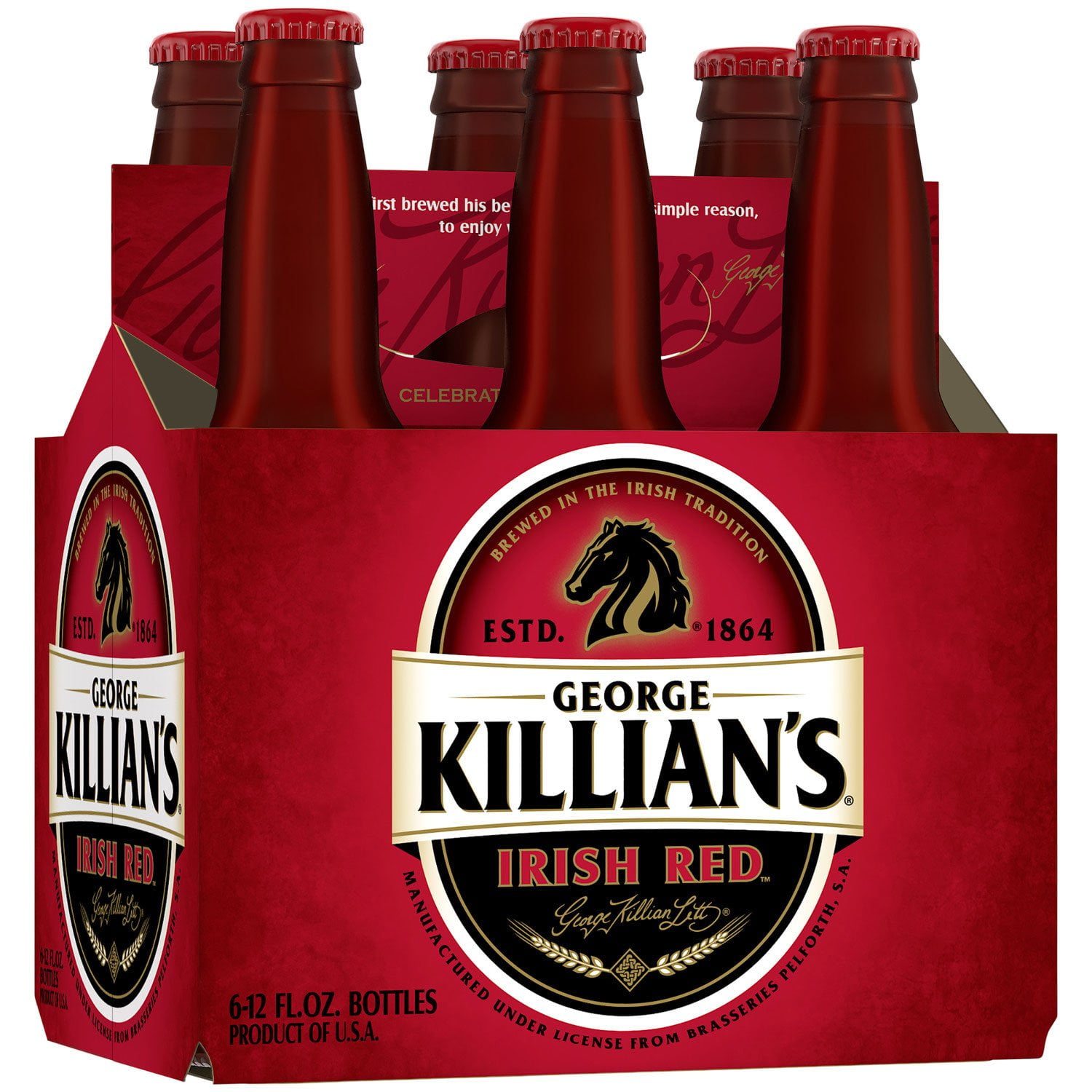 George Killian's Irish Red Lager Beer, 12 fl. oz. bottle, 6 pk ...