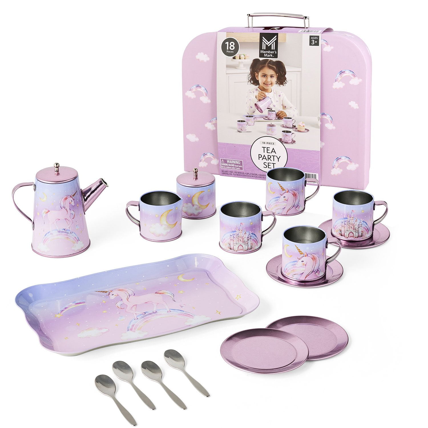 Member's Mark Tea Party Set, 18 pcs. - Samsclub.com