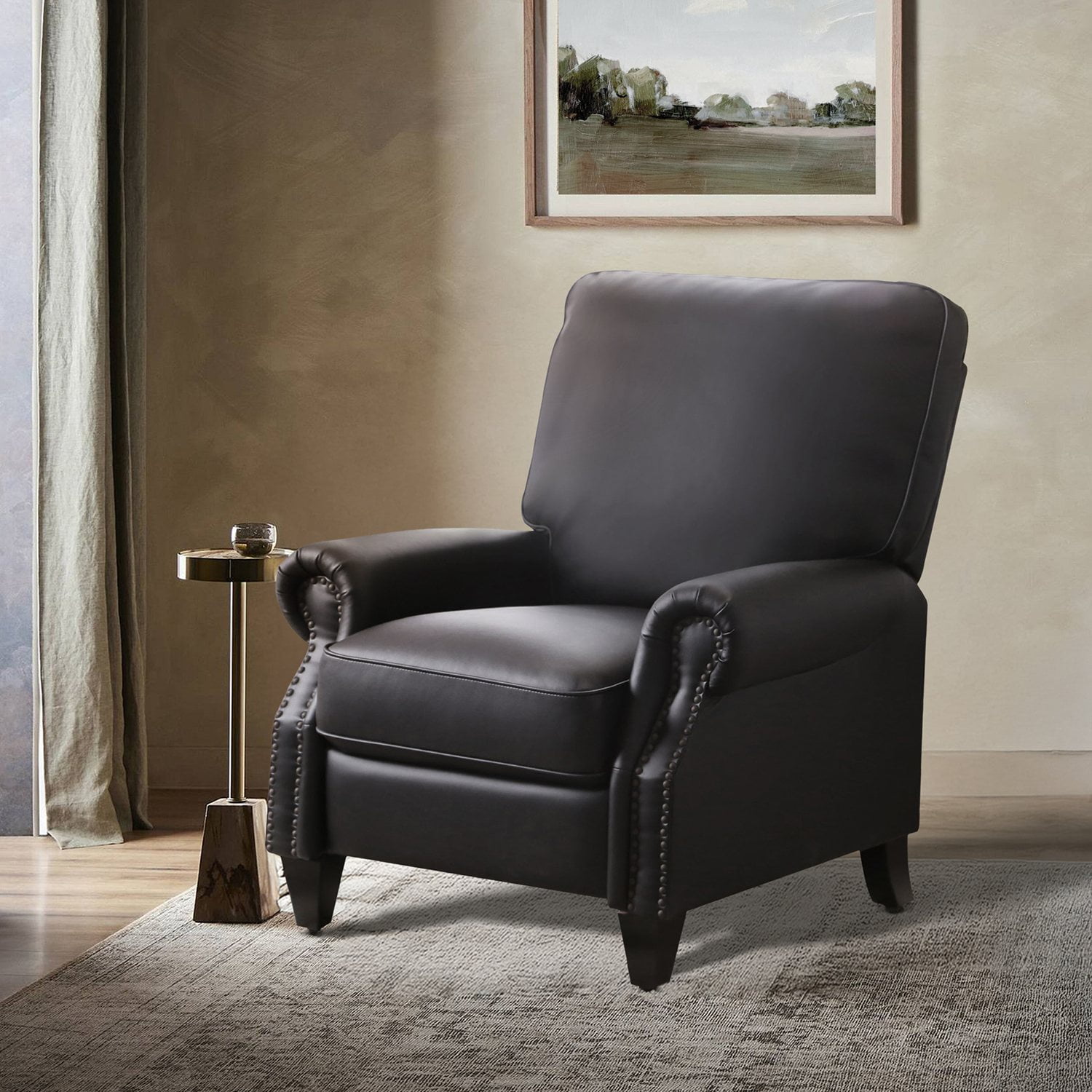 Braxton Bonded Leather Pushback Recliner - Samsclub.com