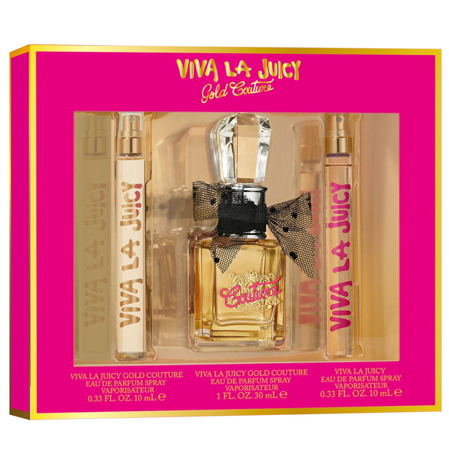 Juicy Couture Viva La Juicy Gold Couture for Women Fragrance 3 Piece ...