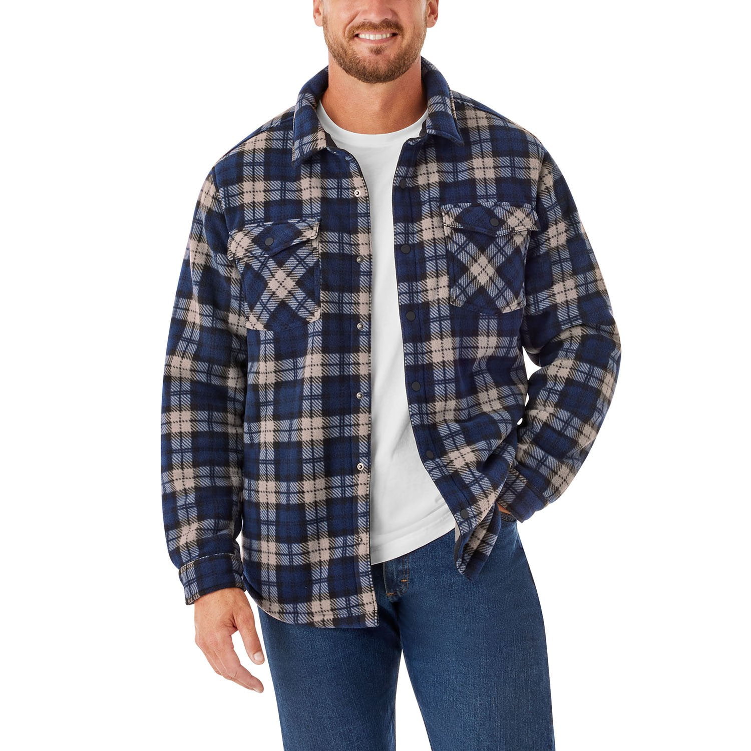 Member's Mark Men's Sherpa Lined Shacket - Samsclub.com