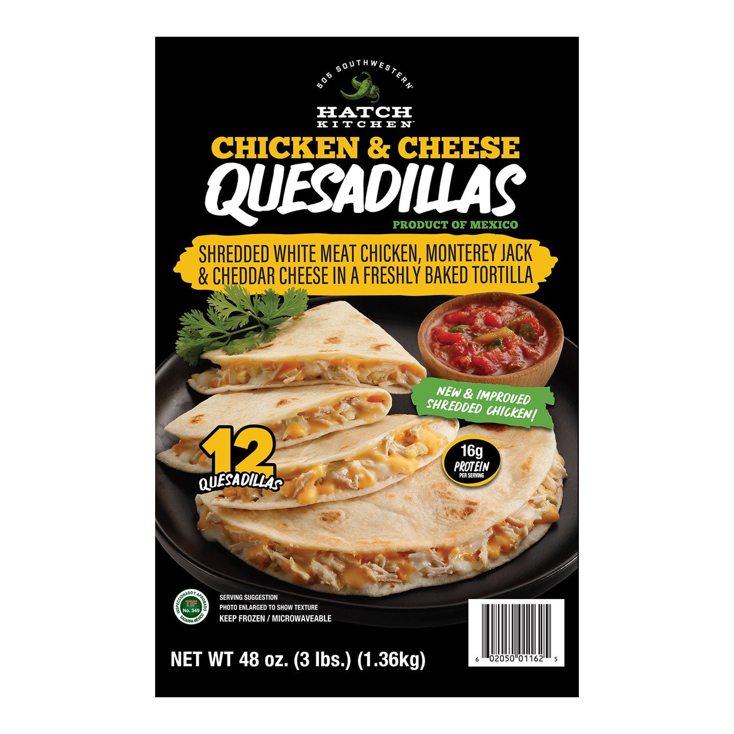 505 Southwestern Chicken and Cheese Quesadillas, Frozen, 12 ct. - Samsclub.com