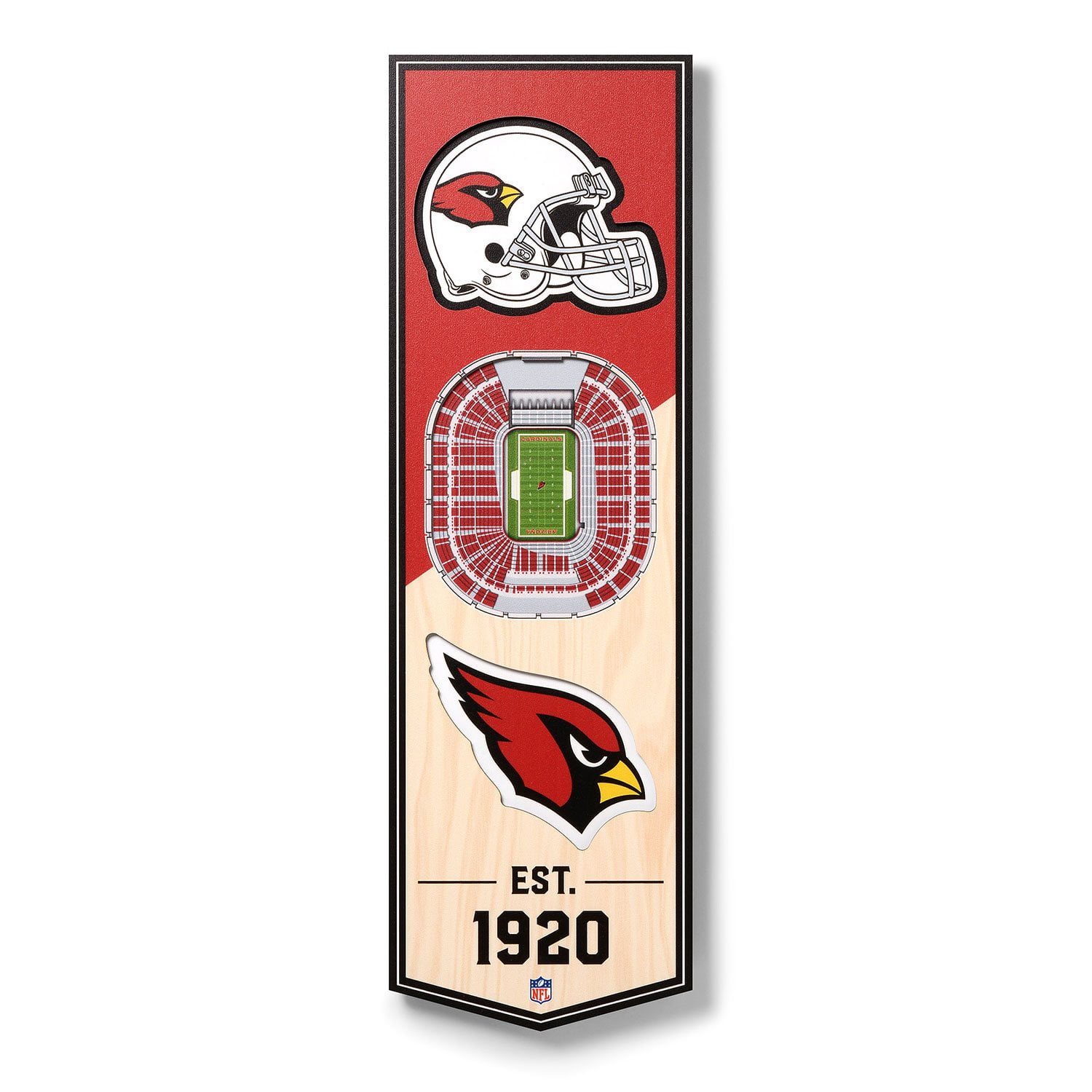 YouTheFan NFL 6" x 19" 3D Stadium View Banner - Samsclub.com