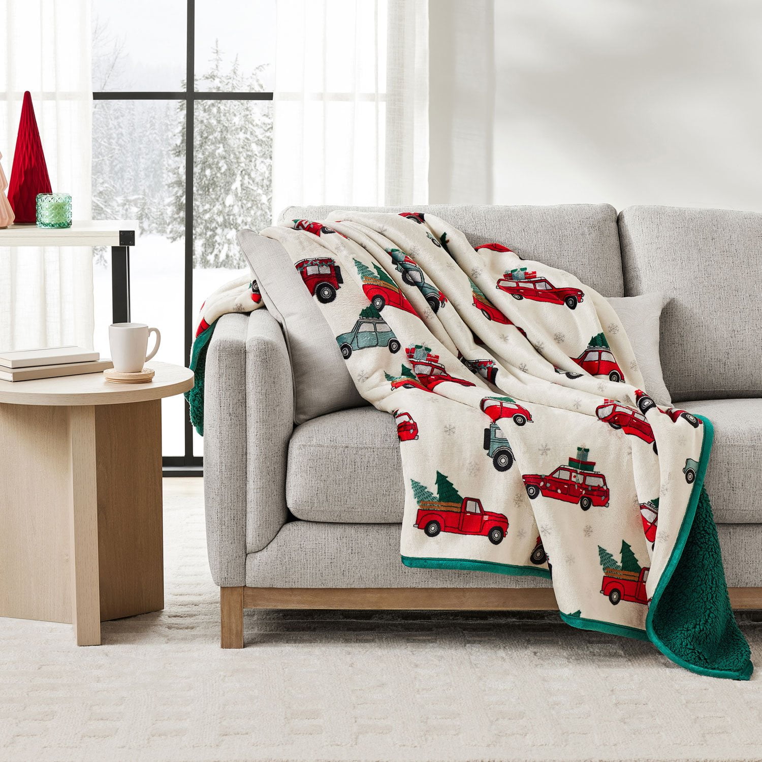 Member’s Mark Holiday Plush Throw, 60” x 70”, Assorted Designs ...