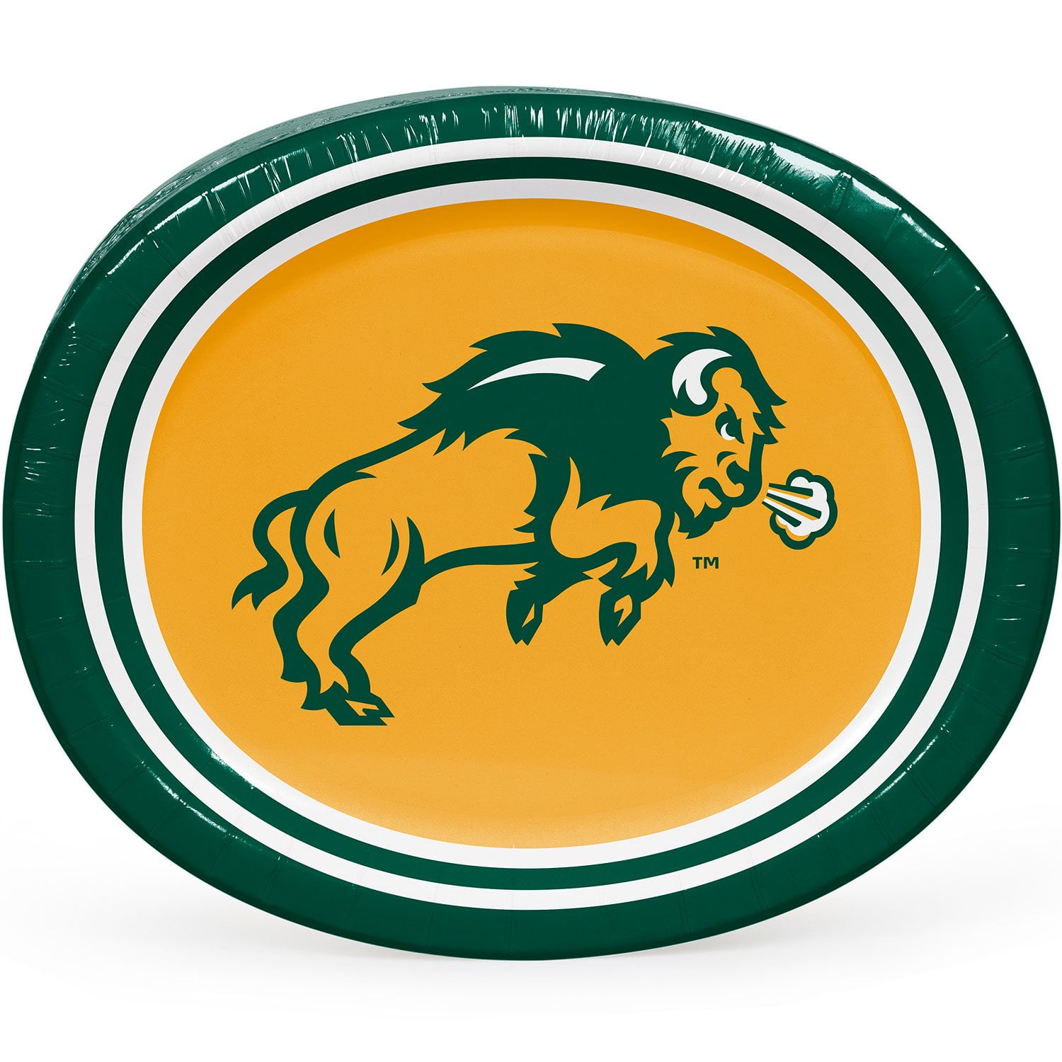 NCAA Oval Paper Plates, 10" x 12", 50 ct., Choose Team - Samsclub.com