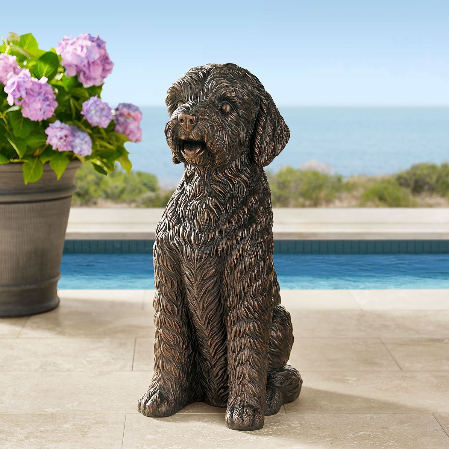 Member's Mark Sitting Doodle Dog Statue - Samsclub.com