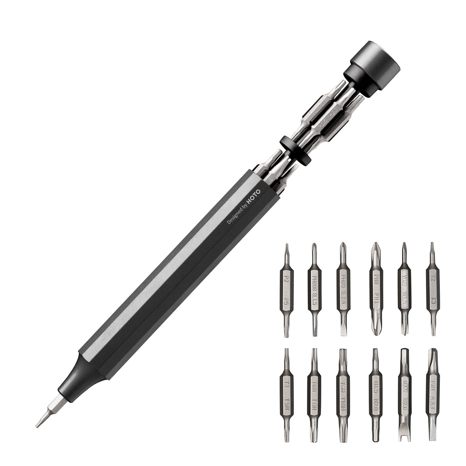 HOTO 24-in-1 Precision Manual Screwdriver Tool, Magnetic, EDC Pen ...