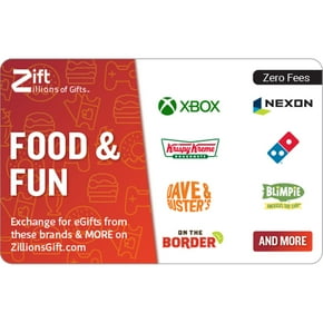 Restaurant & Food Gift Cards