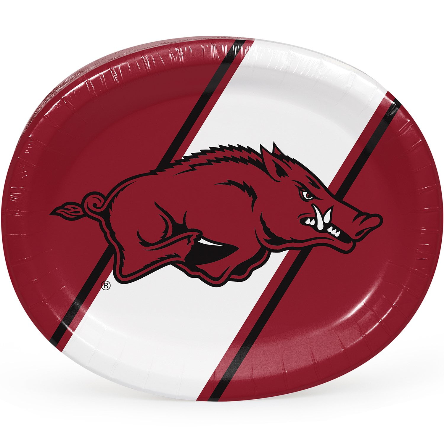 NCAA Oval Paper Plates, 10" x 12", 50 ct., Choose Team - Samsclub.com