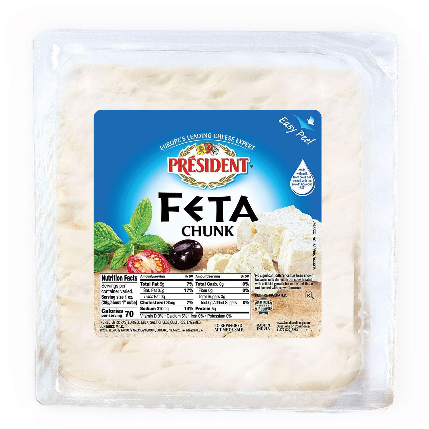President Feta Chunk Cheese, priced per pound - Samsclub.com