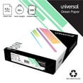 Universal Colored Paper, 20lb, 8-1/2" x 11", 500 Sheets/Ream, Various ...