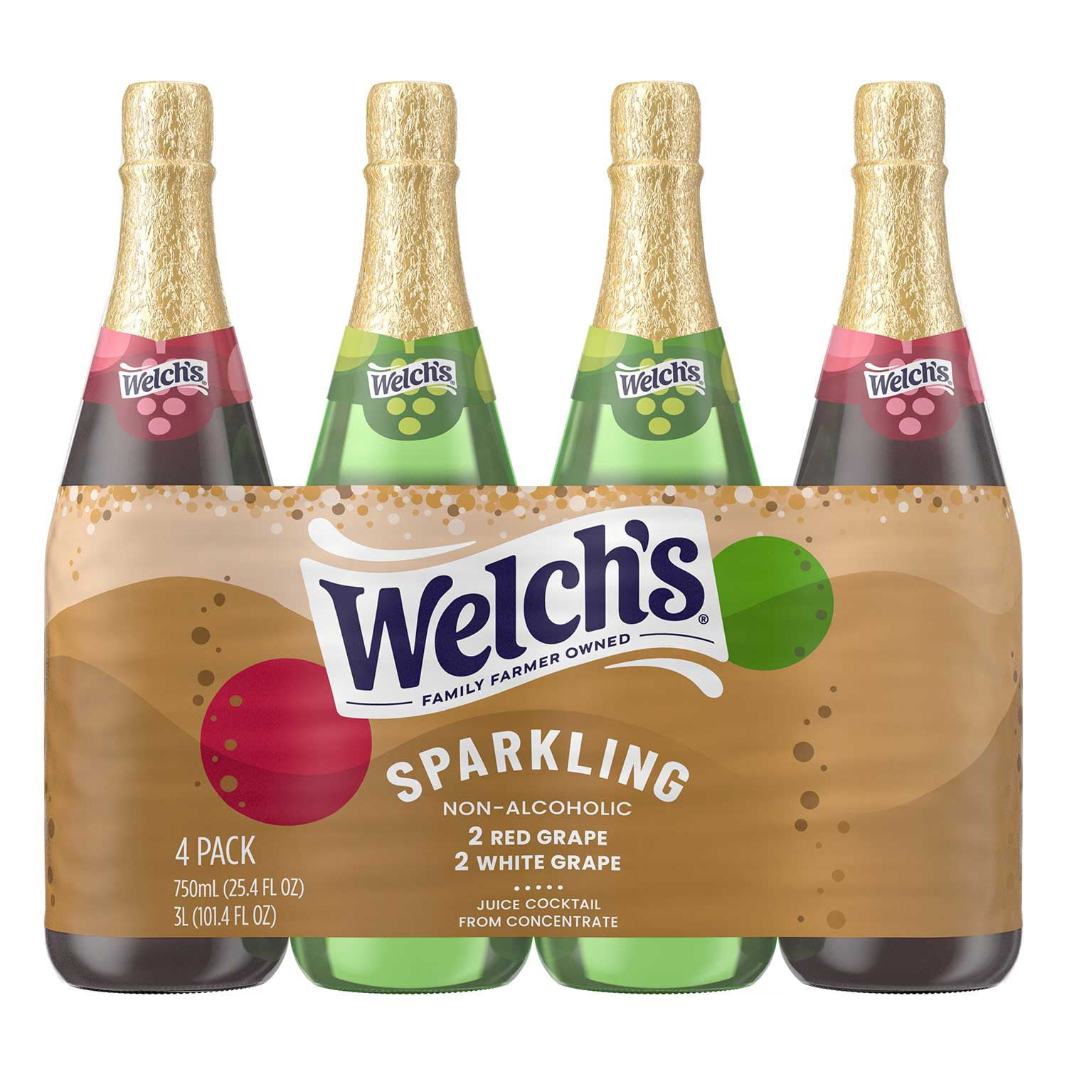 Welch's Sparkling Juice Cocktail Variety Pack 750 ml, 4 pk. - Customer ...