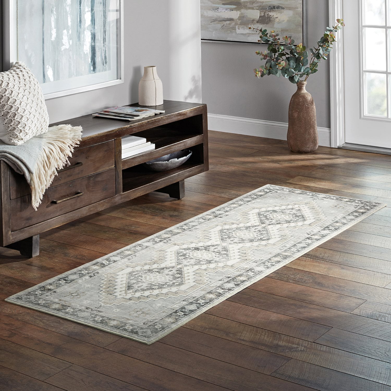 Member's Mark Everwash Washable Runner, 2'6"x 7', Assorted Colors ...