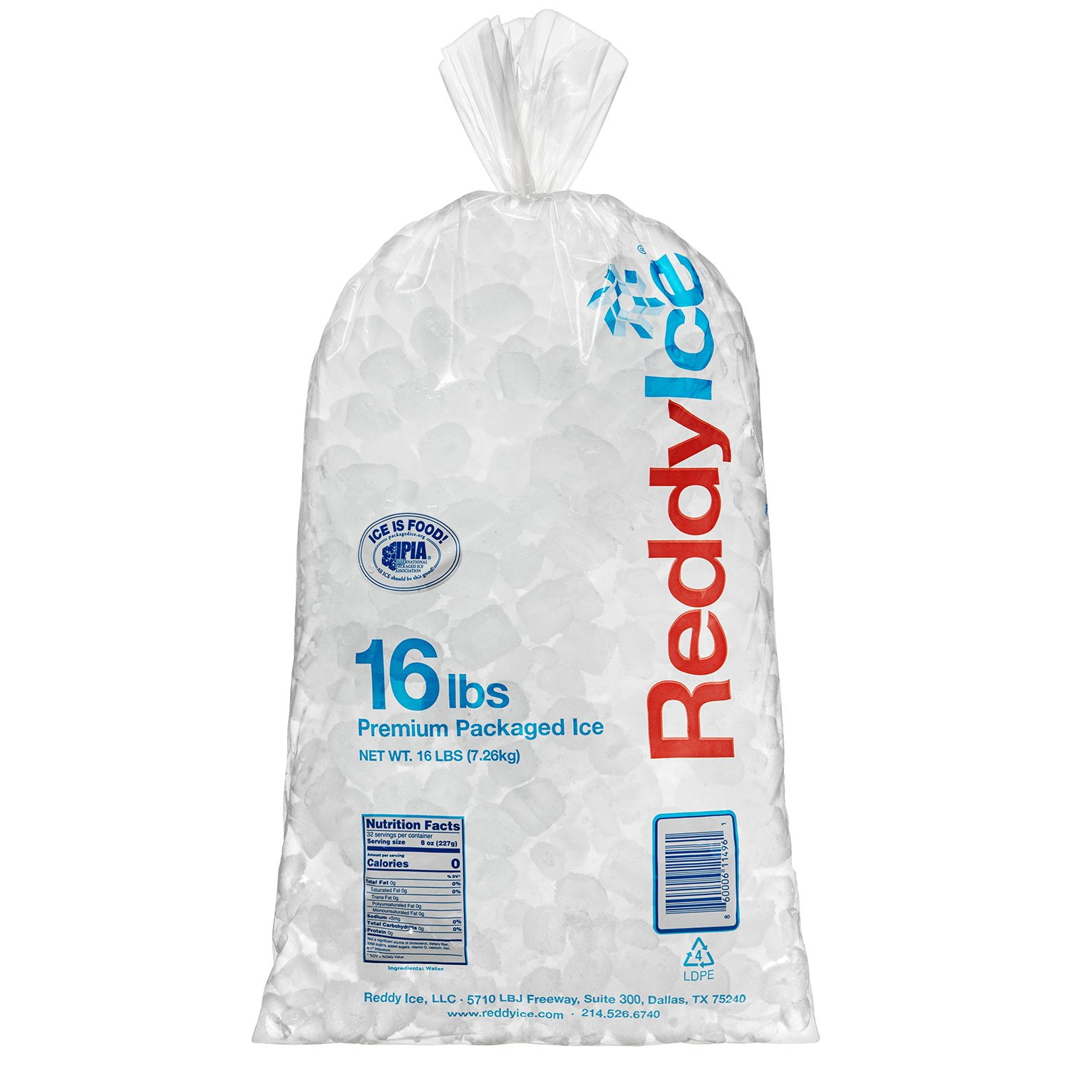 Reddy Ice Premium Packaged Ice, Frozen, 16 lbs. - Samsclub.com