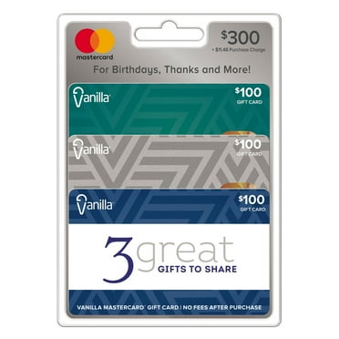 Vanilla Mastercard $150 Gift Card Multi-Pack, 3 x $50 - Samsclub.com
