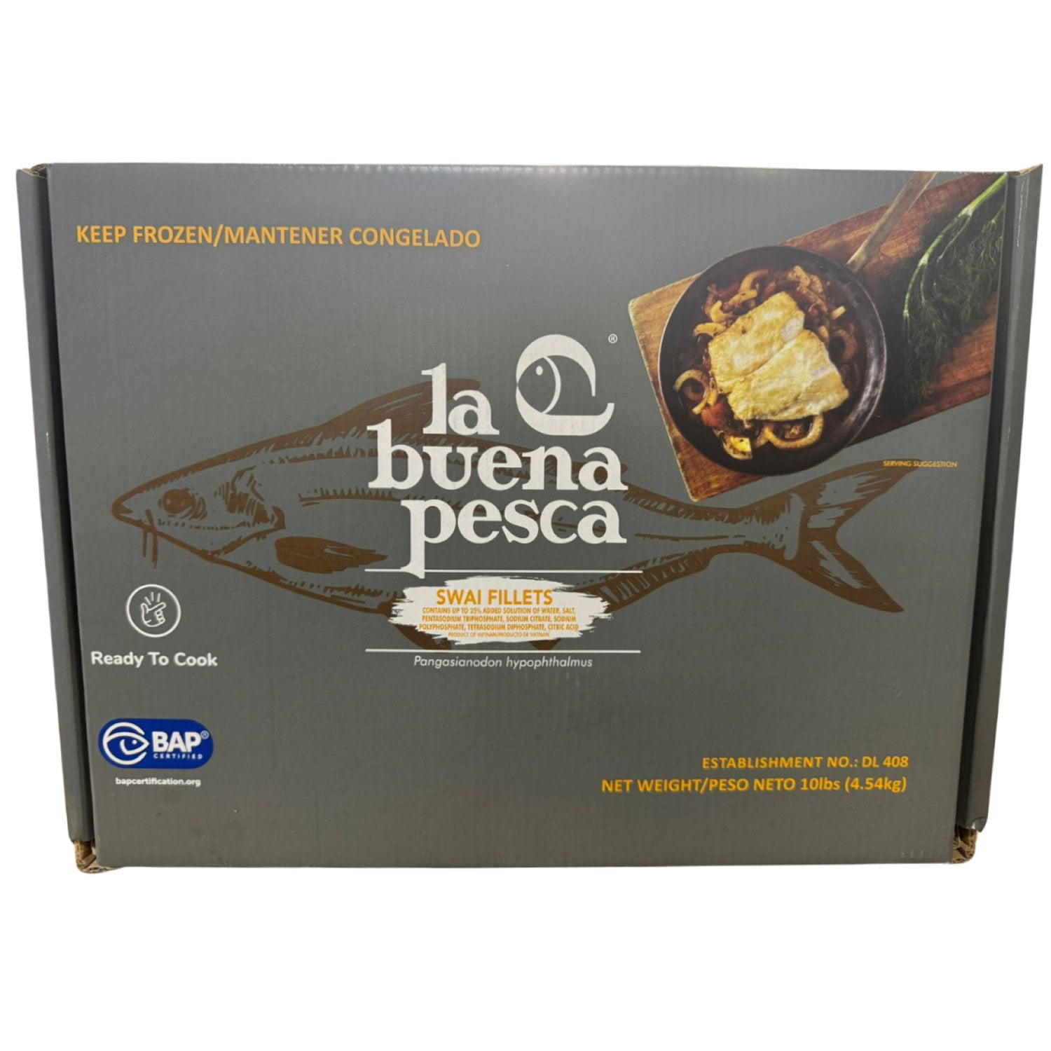 Swai Fillets, Frozen, 8-10 oz. each, 10 lbs. - Samsclub.com