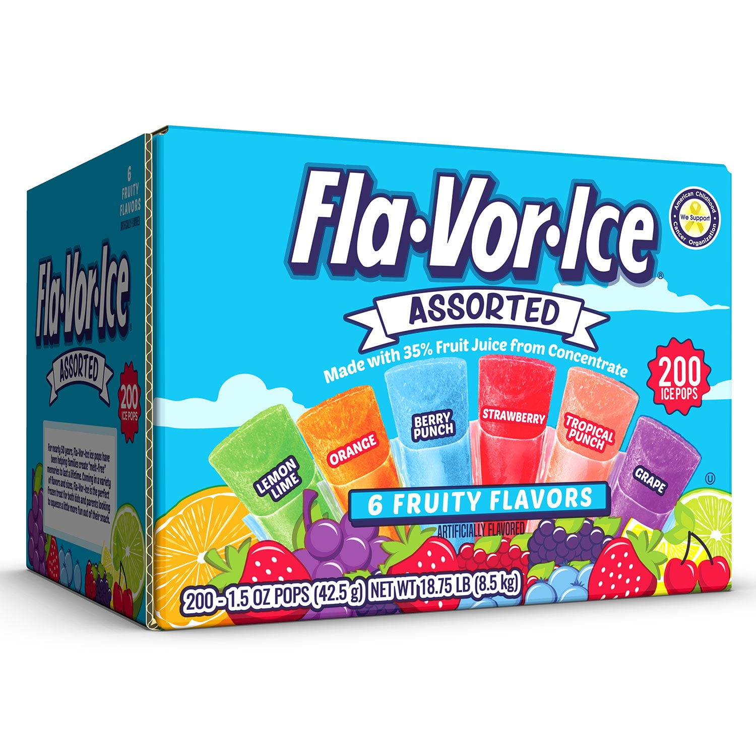 Fla-Vor-Ice Giant Pops, 1.5 oz., 200 pk. - Samsclub.com