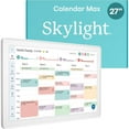 Skylight 27" Calendar Max Charcoal Shadowbox WiFi Digital Calendar ...
