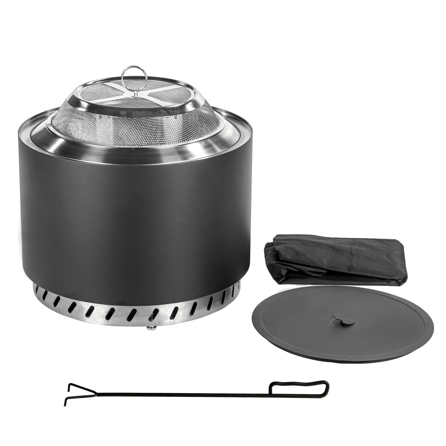 Member’s Mark 22" Smokeless Wood Fire Pit with All-Weather Cover ...